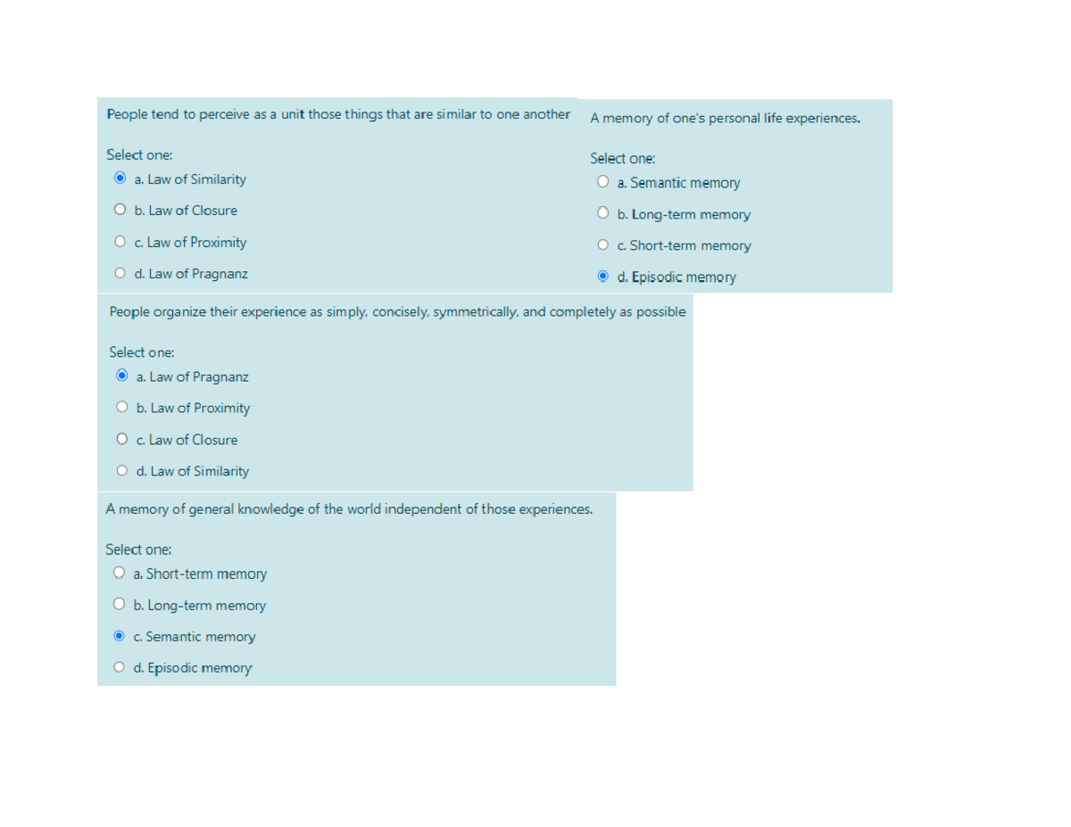 WEEK 8-9 - General Psychology - Studocu