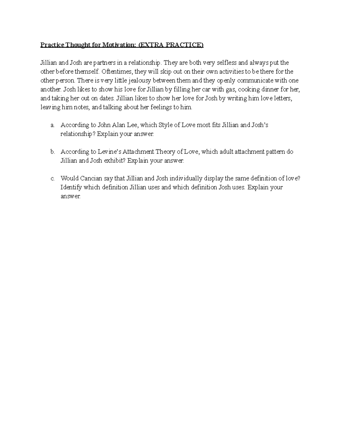 Thought Practice - Practice Thought for Motivation: (EXTRA PRACTICE ...