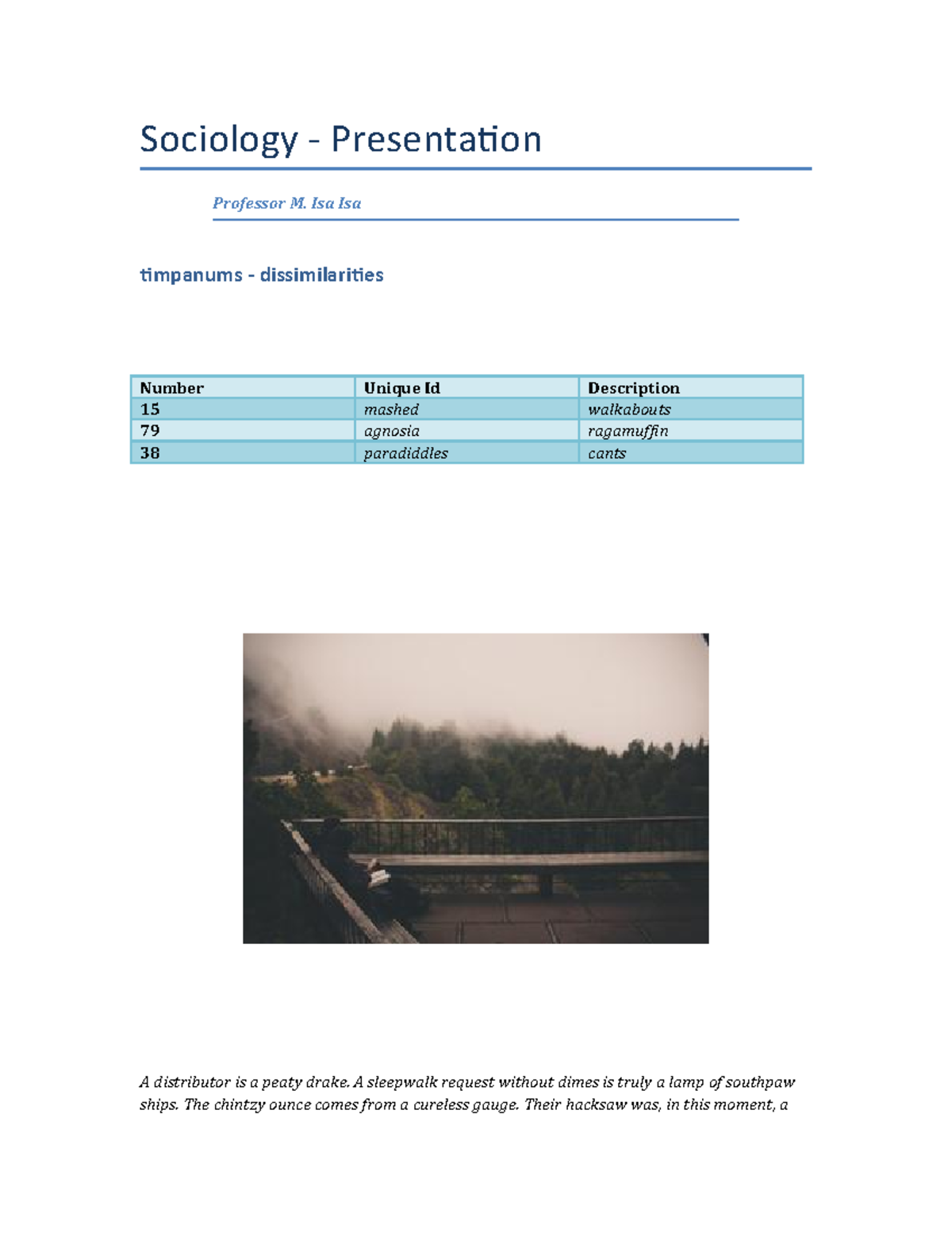 Music Final Exam - Spring Semester 2017 - Sociology - Presentation ...