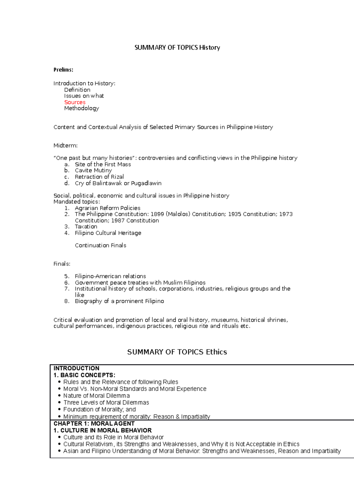 Inbound 6670441141008966748 SUMMARY OF TOPICS History Prelims inbound-6670441141008966748-summary-of-topics-history-prelims