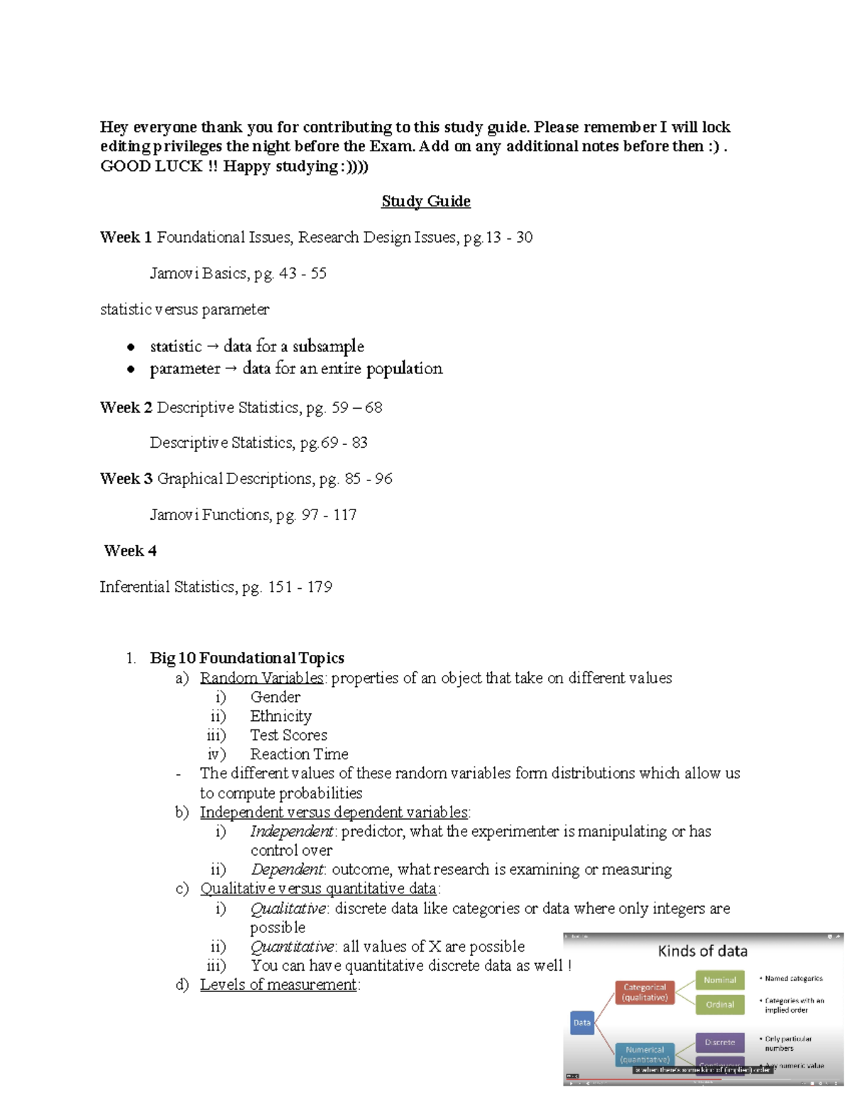 Psych 100A Quiz #1 Study Guide - Hey everyone thank you for contributing to this study guide ...