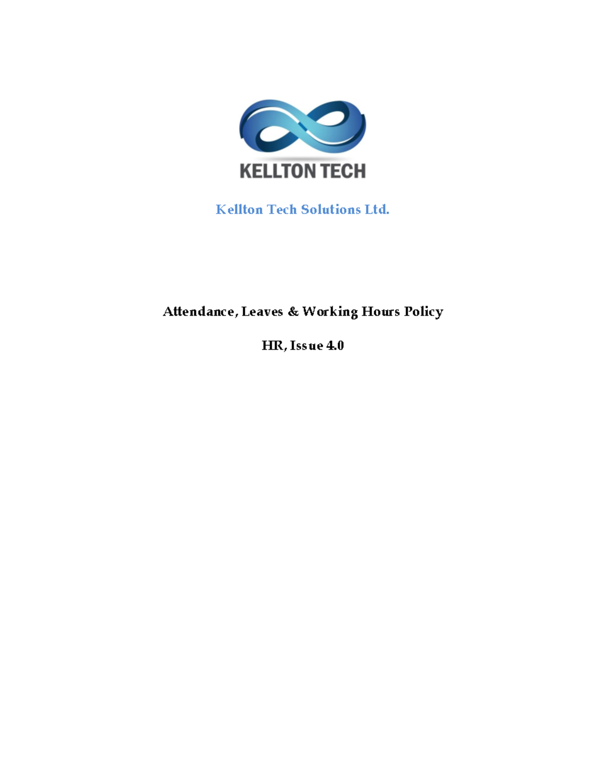 P Leave Policy HR V4.0- Kellton 2021 - Kellton Tech Solutions Ltd ...