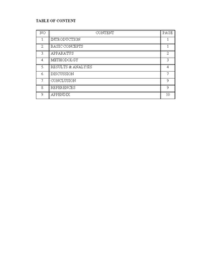 Lab Report Lab Safety - ENVIRONMENTAL ENGINEERING LABORATORY ECW 568 ...