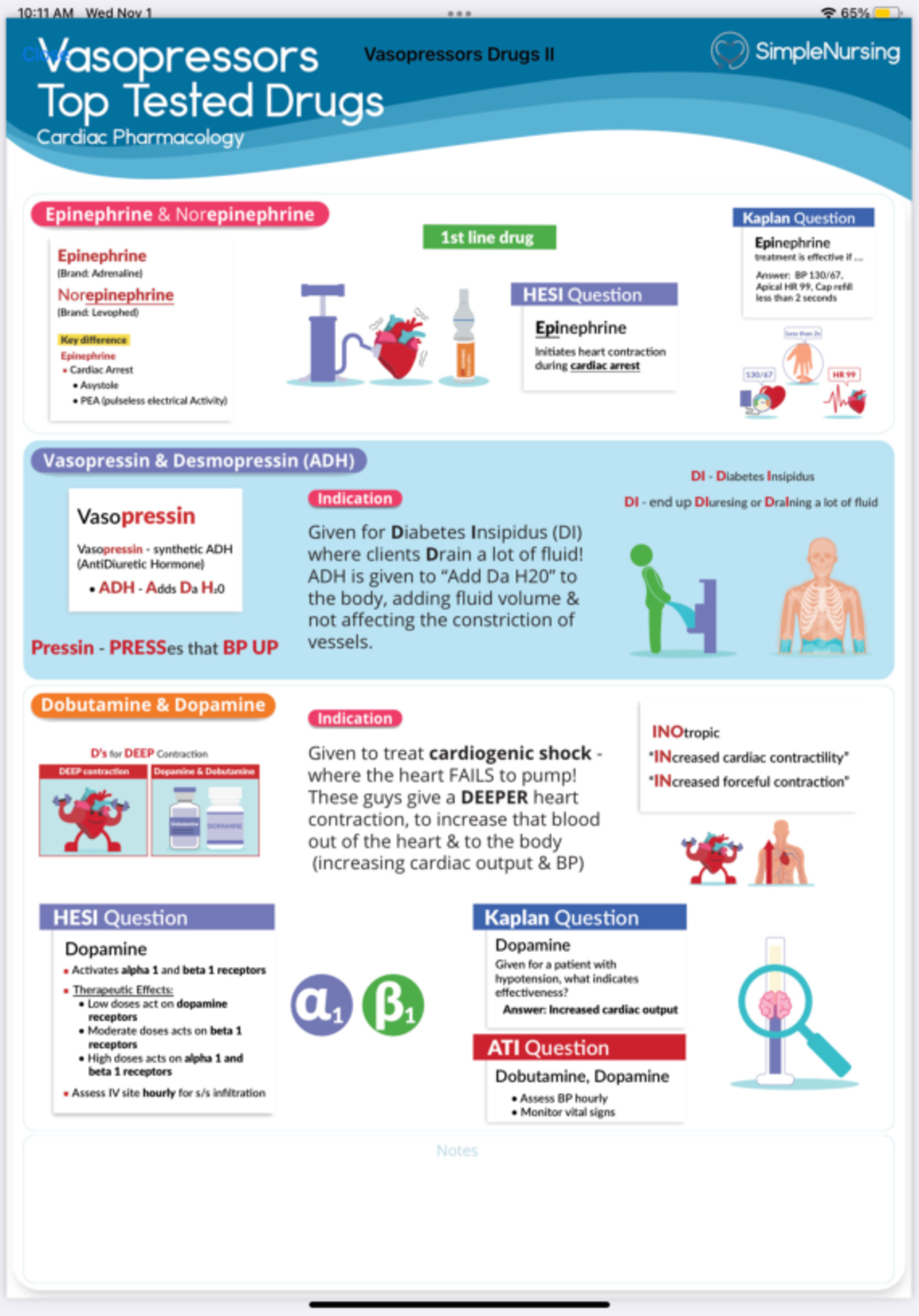Vasopressor 2 - nursing - 10:11 AM Wed Nov 1 Vasopressors Vasopressors ...