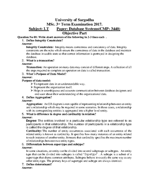 Morenormalizationexamples - DATABASE DESIGN: Normalization – Exercises ...