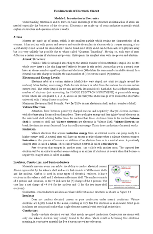 Intro to HDL Prelim 1 - Introduction to HDL Module 1 : Introduction to Digital Logic Basics ...