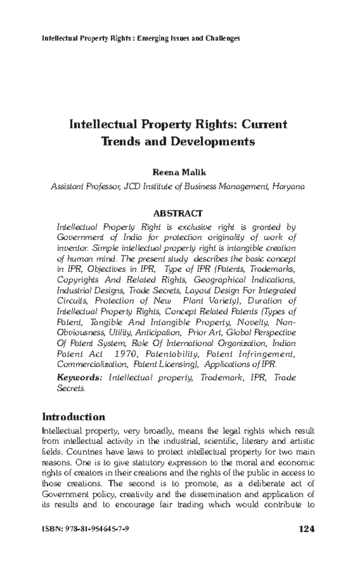 IPR Issue 2022 P-20 - Gives details on correlation and regretion with ...
