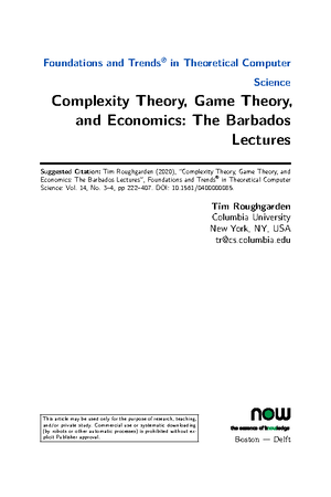 Set 1 Questions - game theory - Game Theory - Studocu