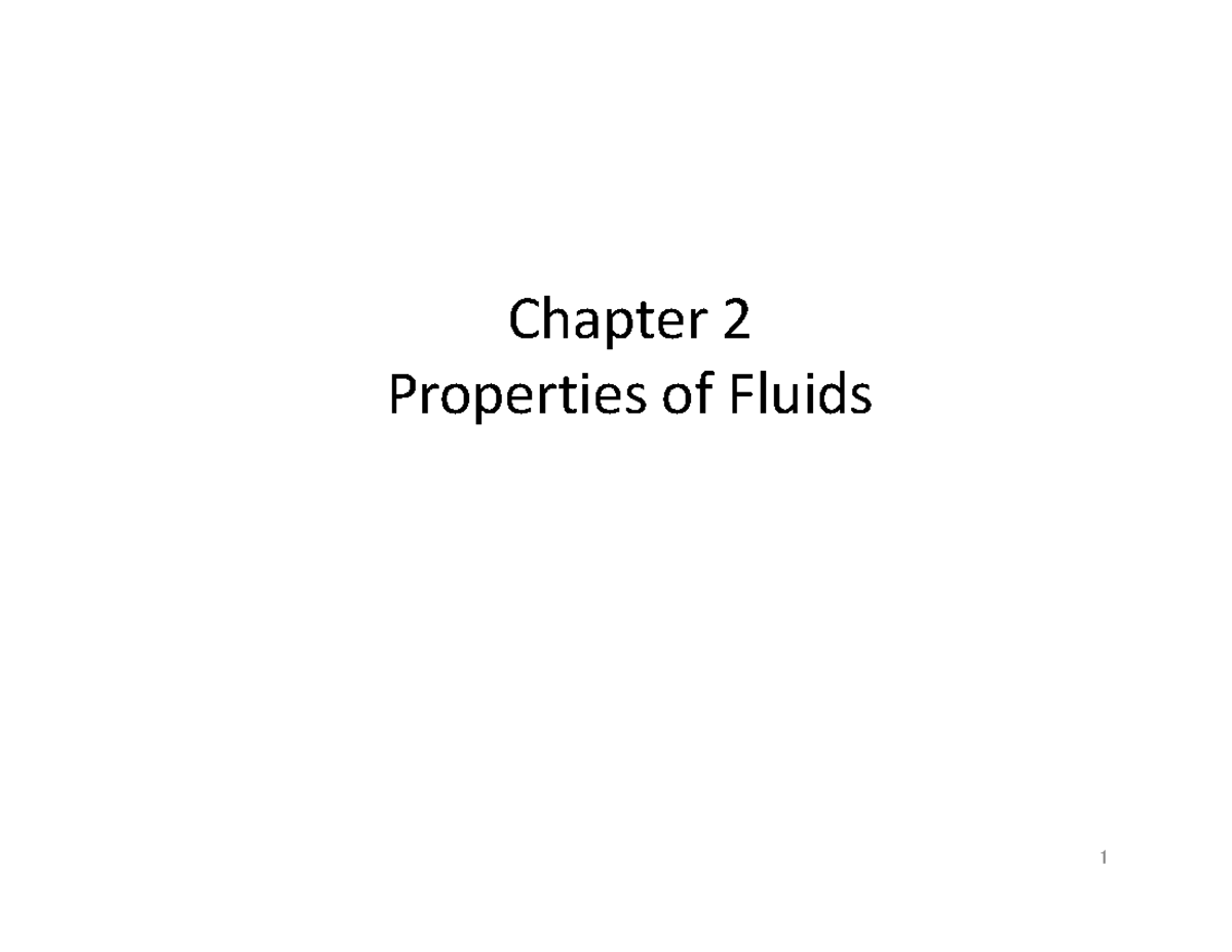 Chapter 2 [Compatibility Mode] - Chapter 2 Propperties of Fluids ...