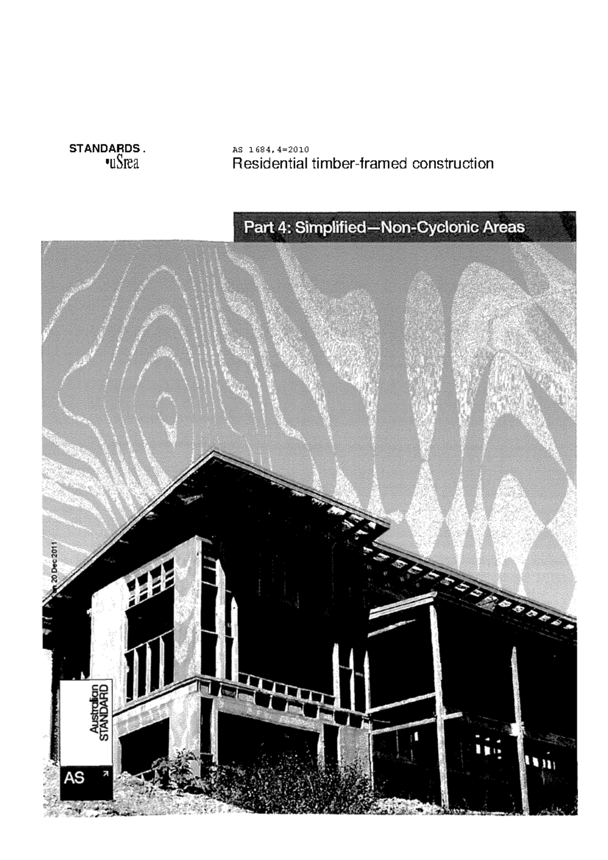 AS1684 Tables - Wall and Roof Framing - Ocred - STANDARDS. AS 1684,4 ...