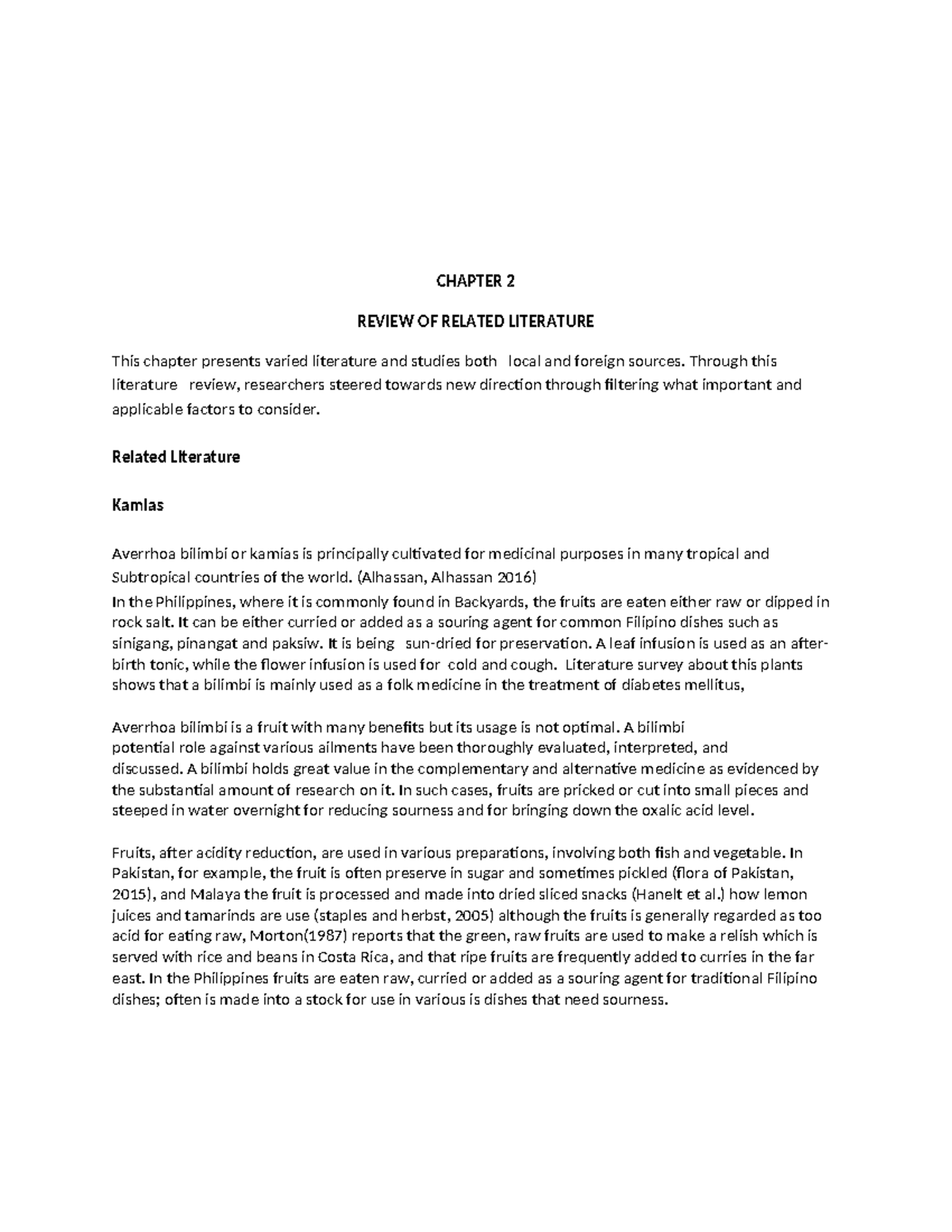 Chapter 2 - CHAPTER 2 REVIEW OF RELATED LITERATURE This chapter ...