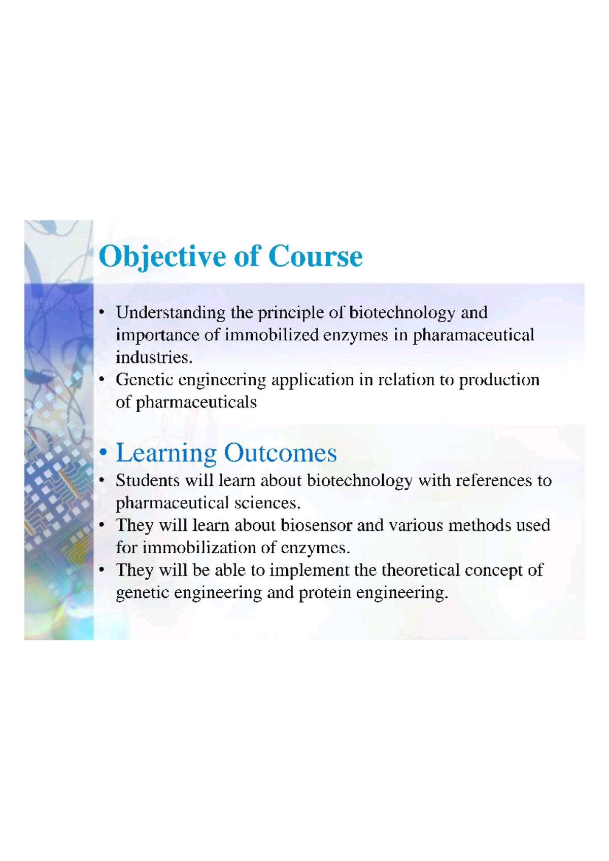 Unit-1 BT - standard notes - Pharmacy - Studocu