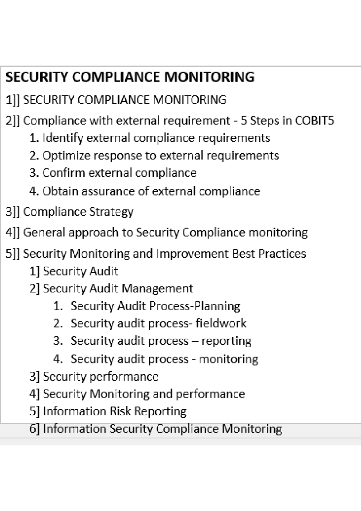 Study points - Cyber Security - Studocu