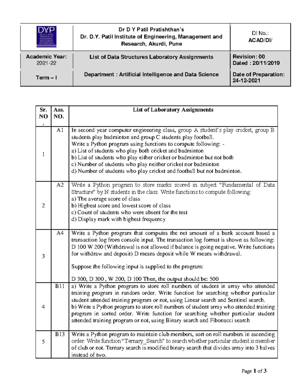 dsl-practical-assignment-list-dr-d-y-patil-pratishthan-s-dr-d-patil