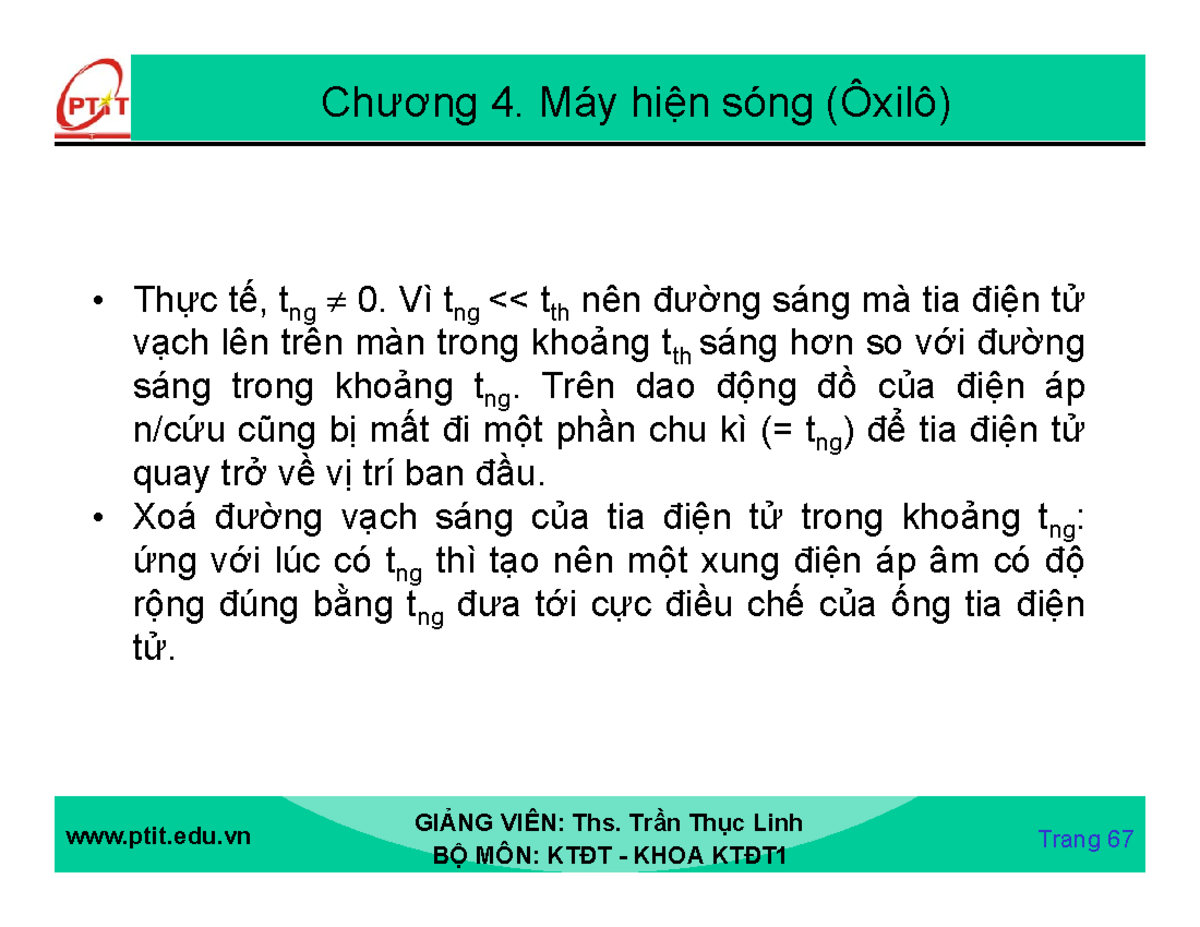 [123doc] - bai-giang-co-so-do-luong-dien-tu-part-4-ppsx - ptit.edu GIẢNG VIÊN: Ths. Trần Thục ...