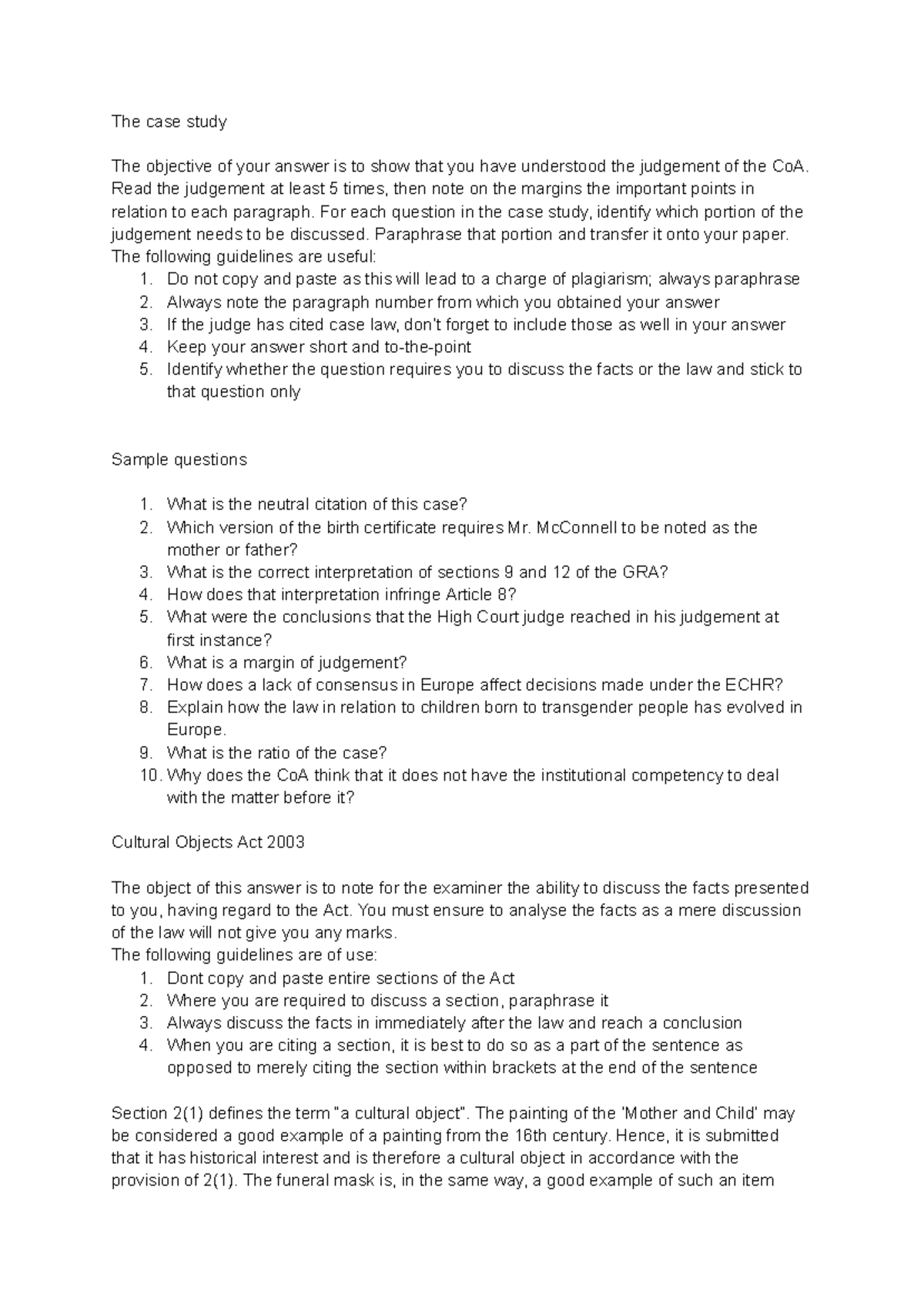 Lsm Part A And C Guidance The Case Study The Objective Of Your Answer