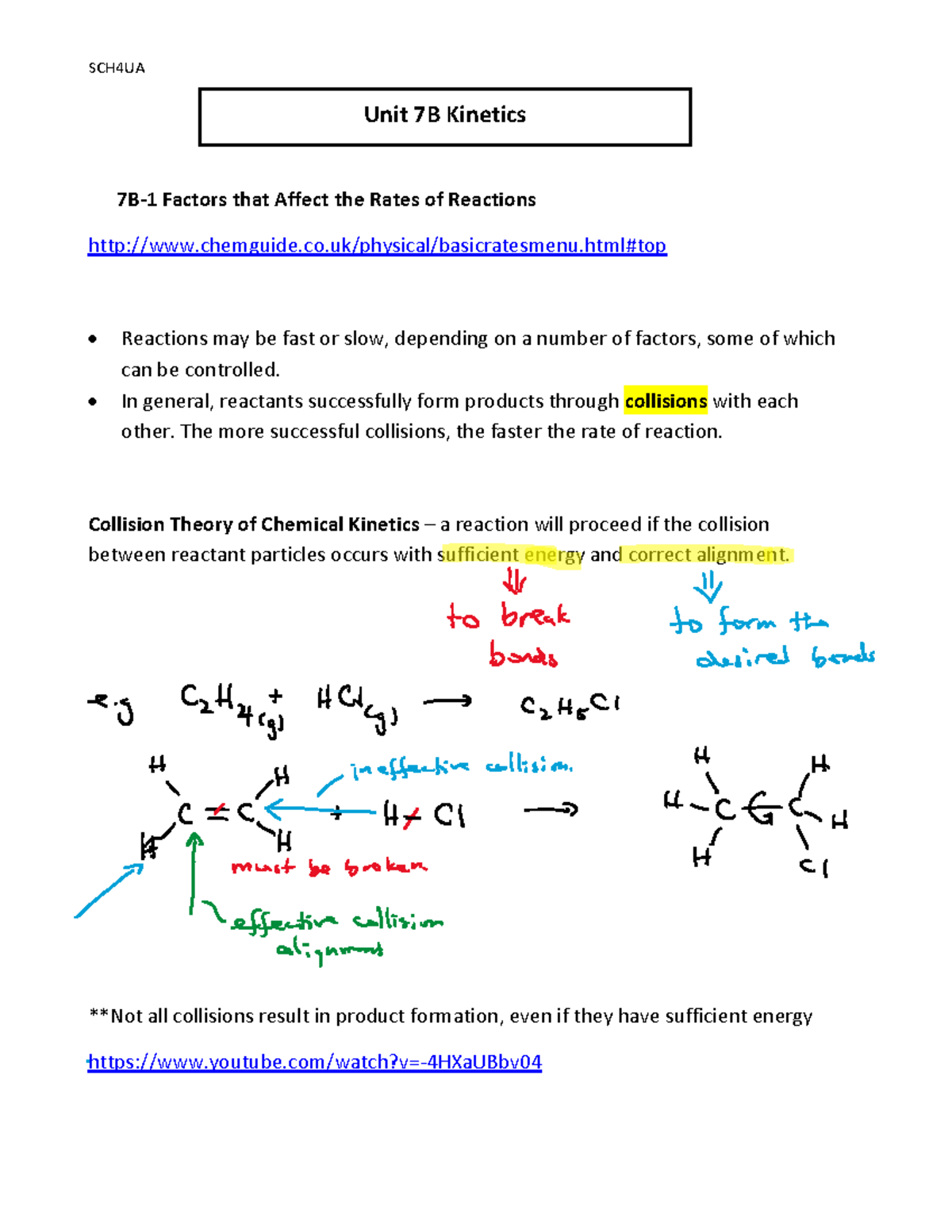 7B1 - Factors Rates of Rxn dec03 - 7B- 1 Factors that Affect the Rates ...