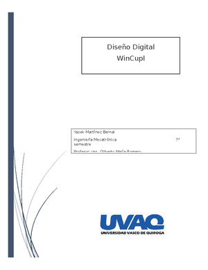 Entregable 1 Diseño Lógico - Diseño Digital - Nombre del alumno: Jesús ...