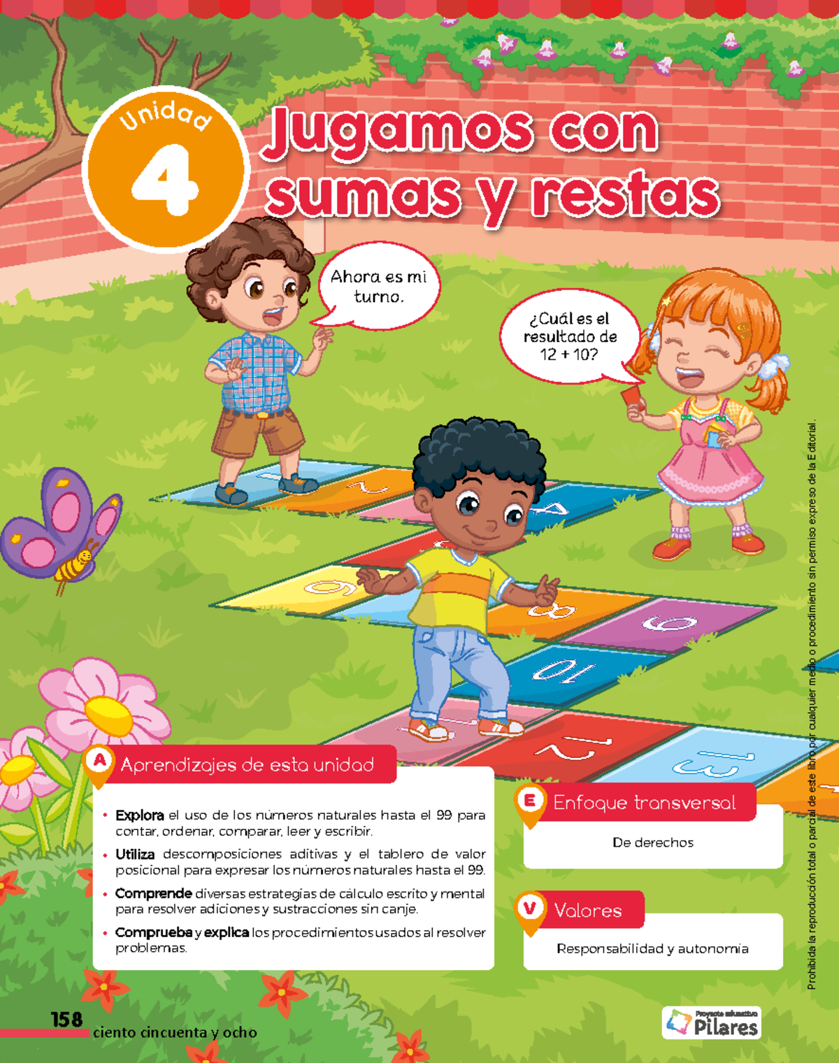 Matemática - 1ER Grado - Unidad 4 (SR) - Prohibida la reproducción ...