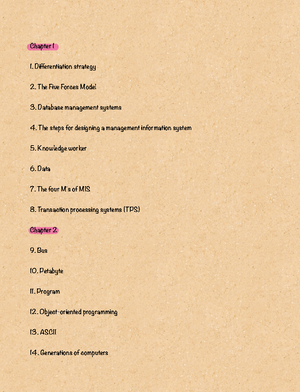 MIS CH 1-13 - EVERYTHING YOU NEED - Information Systems in Business ...