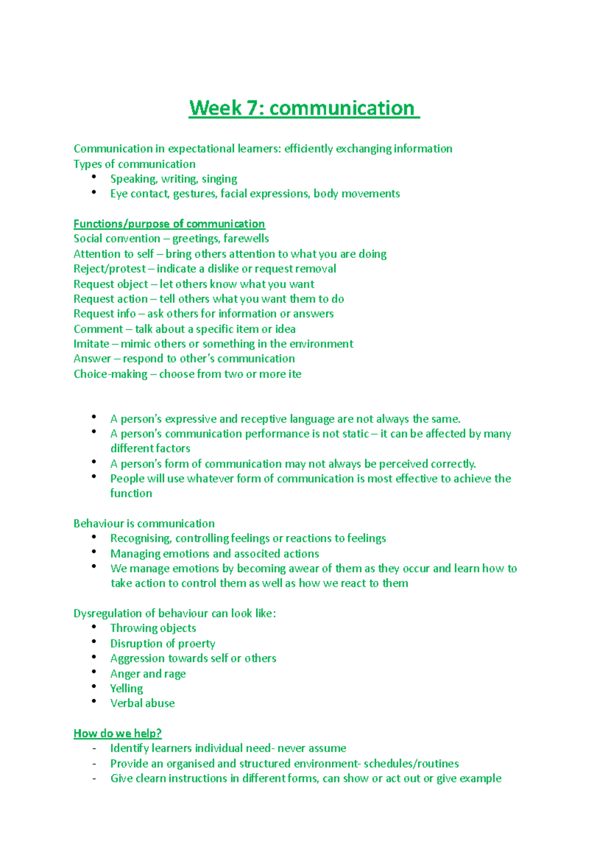 TEST 2 342 - lecture notes and questios for test 2 - Week 7 ...