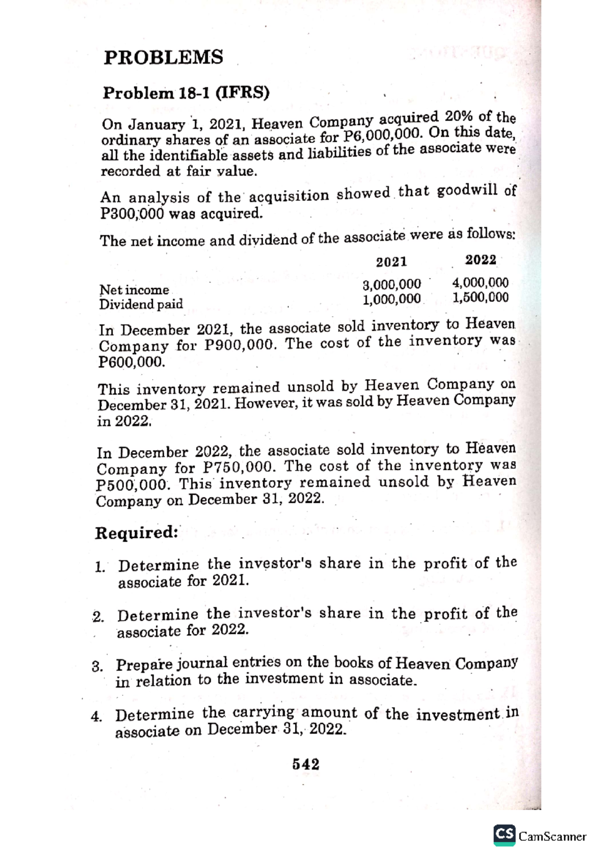 Problem 18 - Intermediate Accounting (Volume One) 2021 Edition By ...