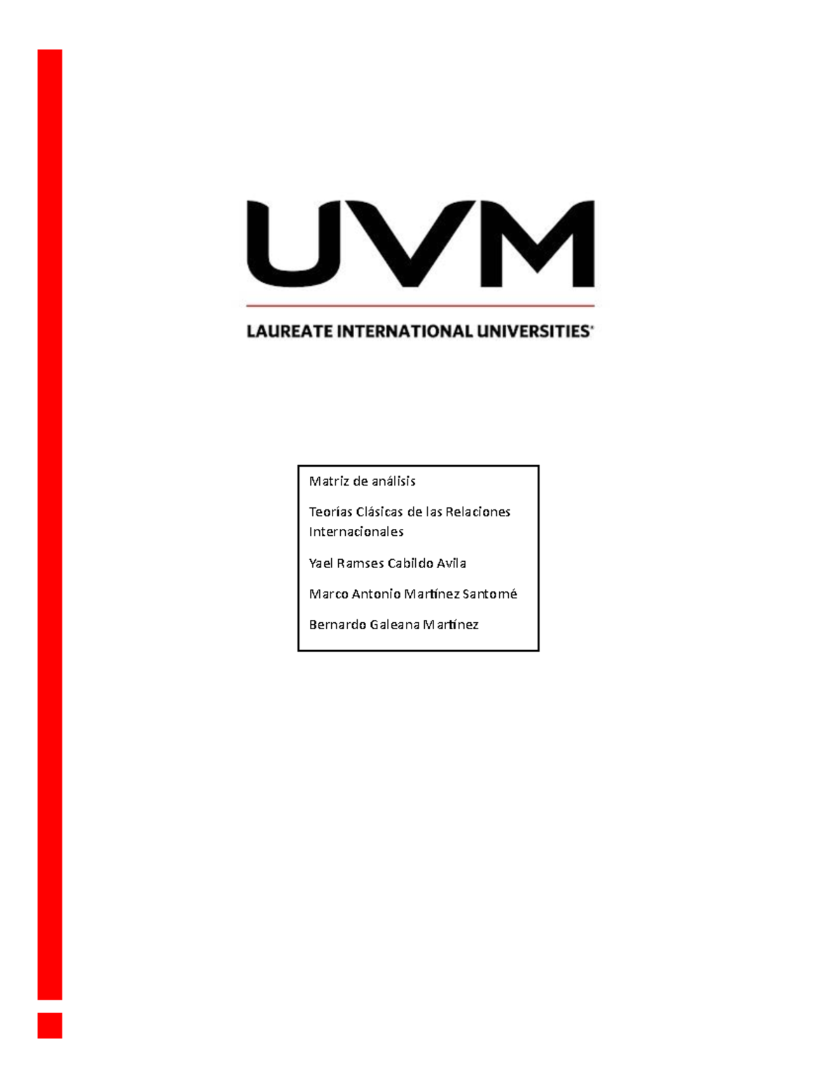 Matriz de analisis Teorias Clasicas - Matriz de análisis Teorías ...