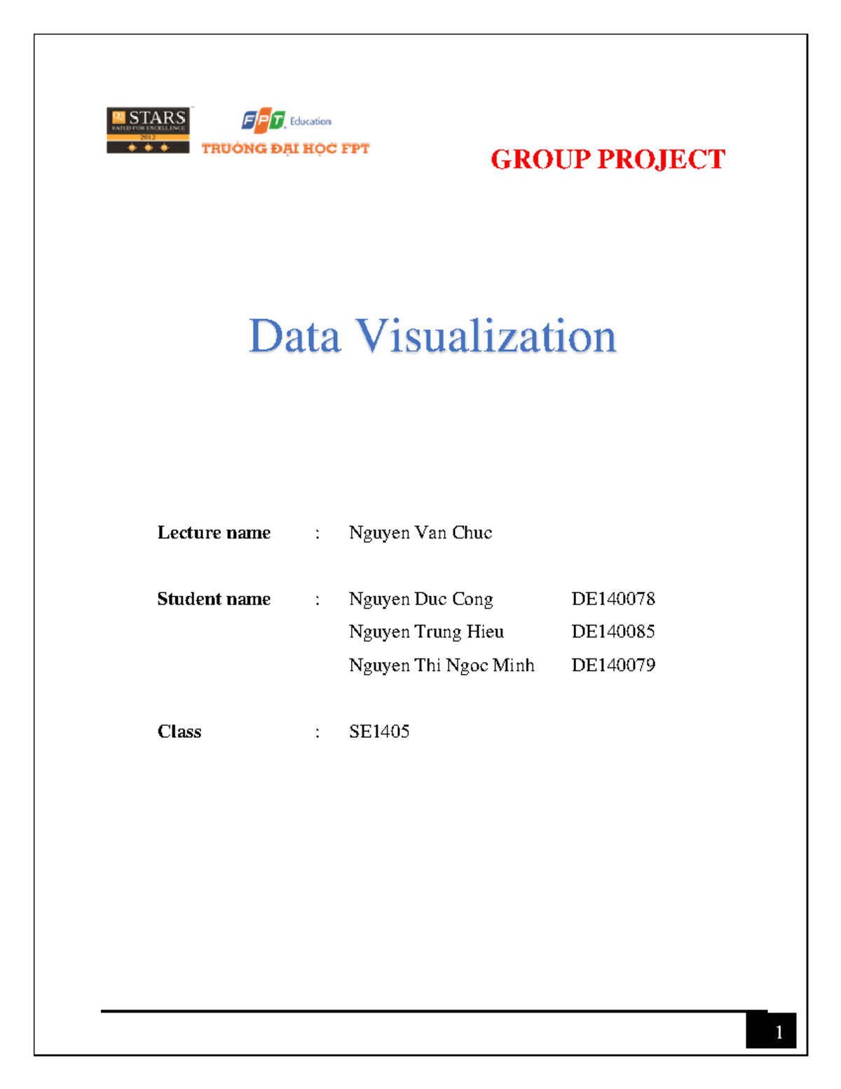 Final Project with Tableau - GROUP PROJECT Data Visualization Lecture ...