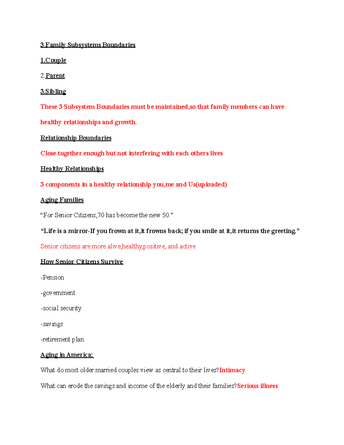 Chapter 12 PT3 - 3 Family Subsystems Boundaries 1 2 3 These 3 Subsystem ...