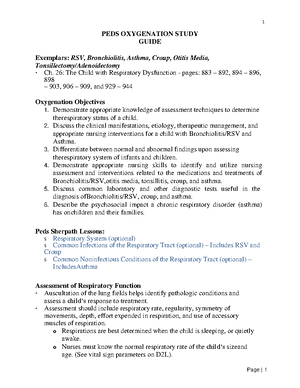 Community-Acquired Pneumonia (CAP)Study Guide - Community-Acquired ...