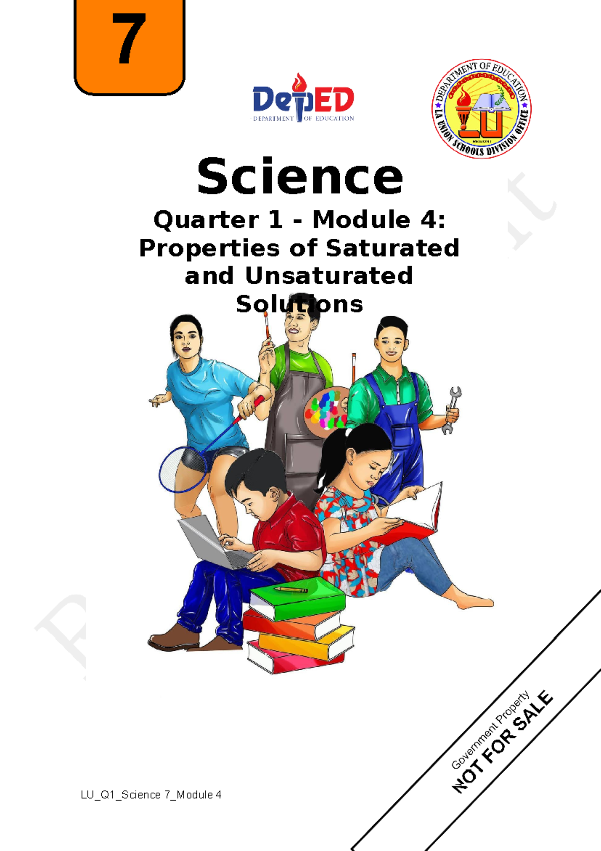Science 7 Q1 Module 4 converted LU Q1 Science 7 Module 4 7 Science