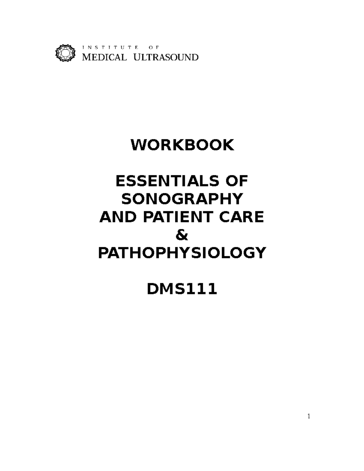 DMS 111 Workbook Essentials Workbook Exercises-2 - WORKBOOK ESSENTIALS ...