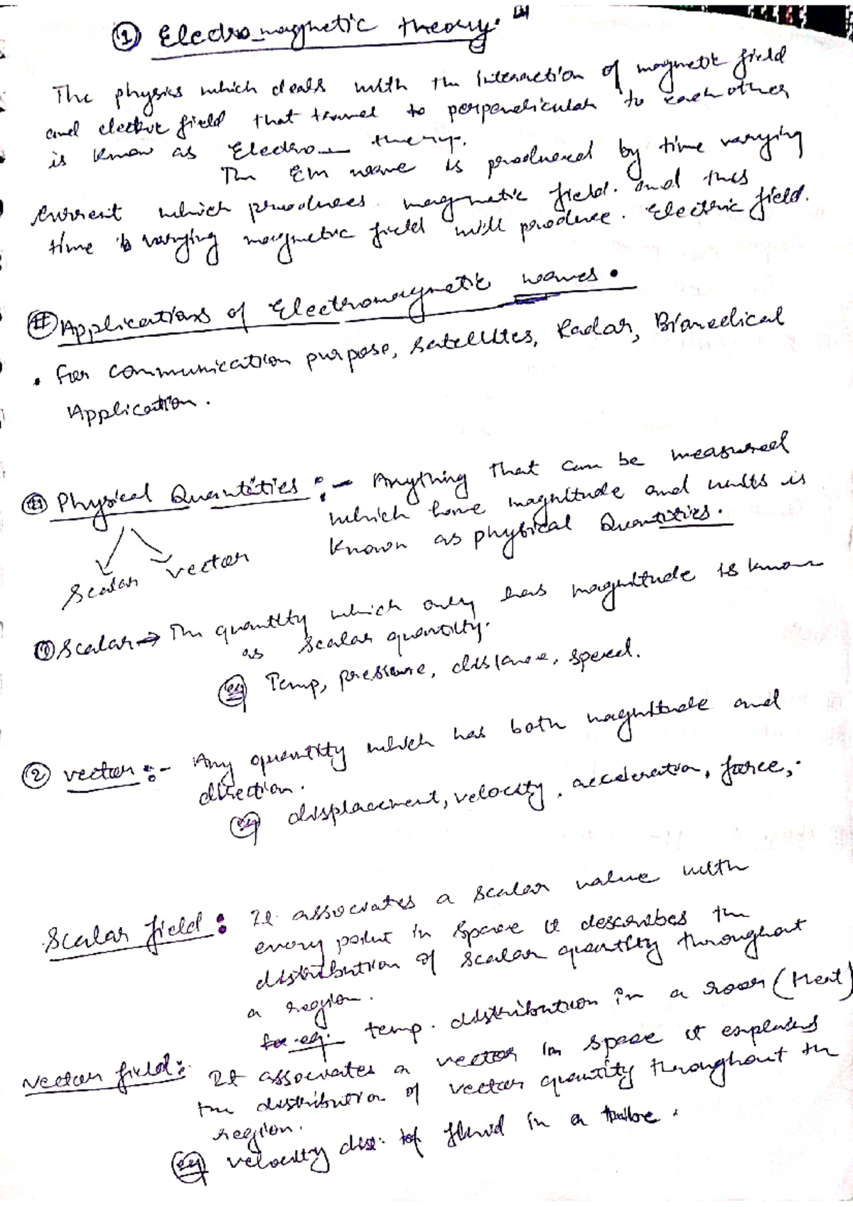 Physicsnotes - notes on gauss law etc. - 1 Electro maghetic theory sua ...