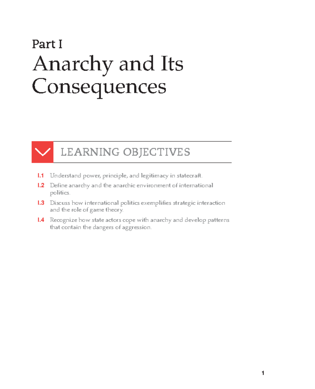 Art and Jervis 2C 22Anarchy and Its Consequences 22 28Intro to Part I ...