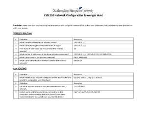 4-2 Lab IP Address Configuration - CYB210 - Studocu