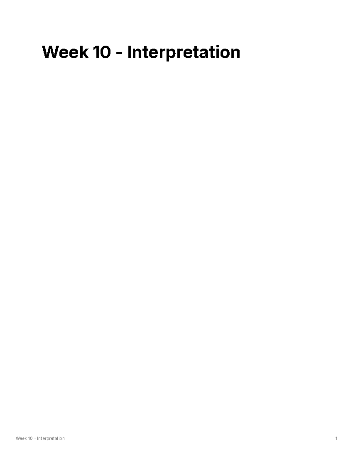 Llb202 - week 10 interpretation powerpoint - Week 10 - Interpretation 💡 ...