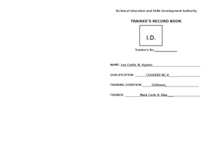 4 Session Plan Prepare Appetizers - SESSION PLAN Sector TOURISM ...