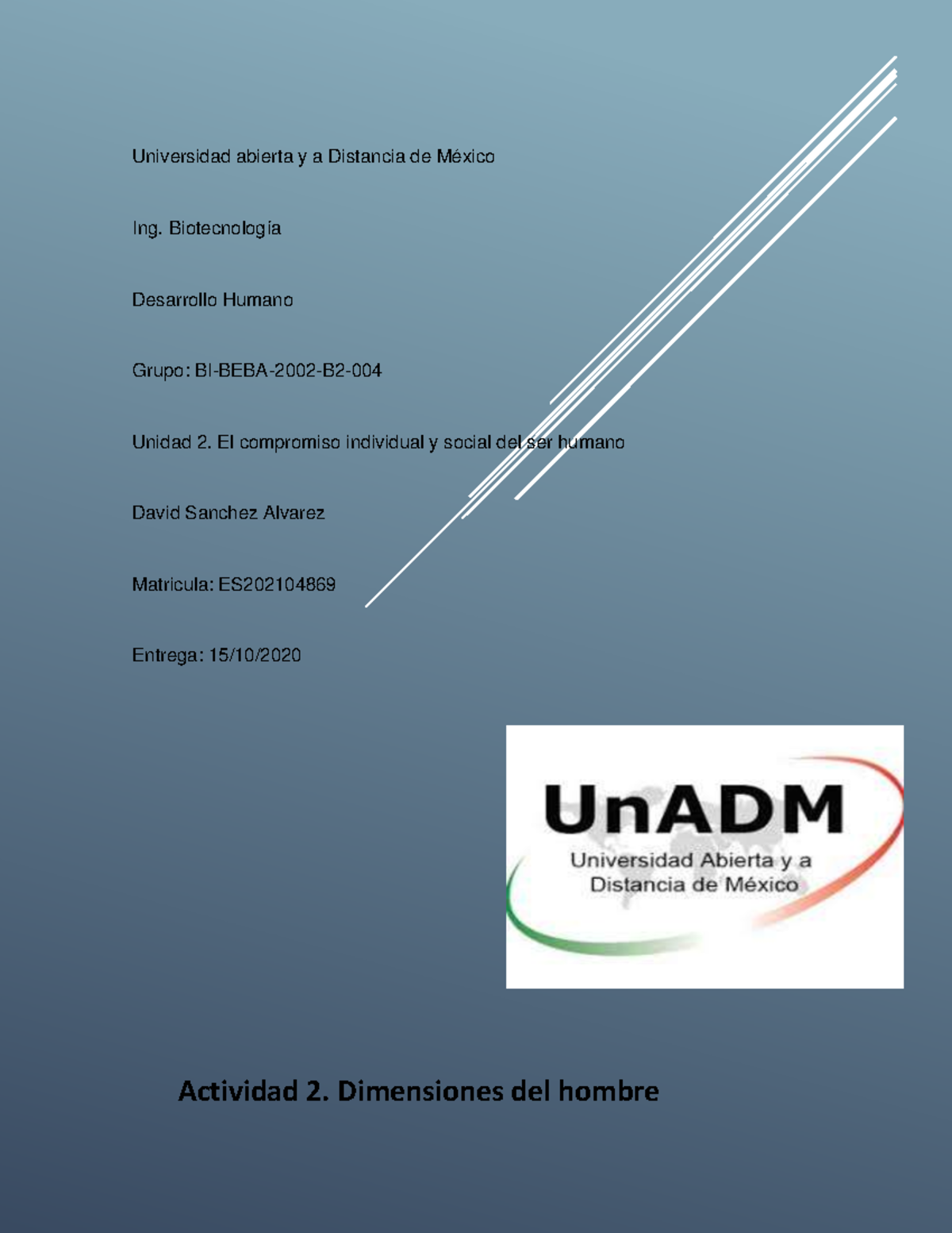 BDHU U2 A2 Sanchez Alvarez David - Warning: TT: undefined function: 32 ...