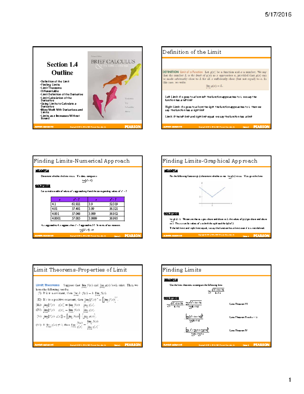01 04 handout - Lecture notes 01 04 - 5/17/ 1 Copyright © 2014, 2010 ...