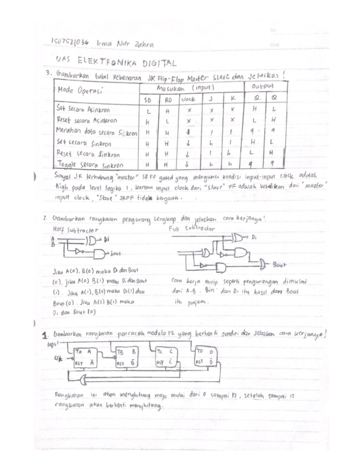 UAS Eldig - tugas elektronika digital - Elektronika Digital - Studocu