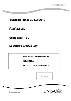 Tutorial Letter 301 - ENG1ALL/301/4/ Tutorial letter 301/4/ ALL ...