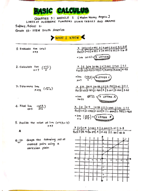 Basic Calculus- Limits OF Transcental Functions - STEM SHS Basic ...