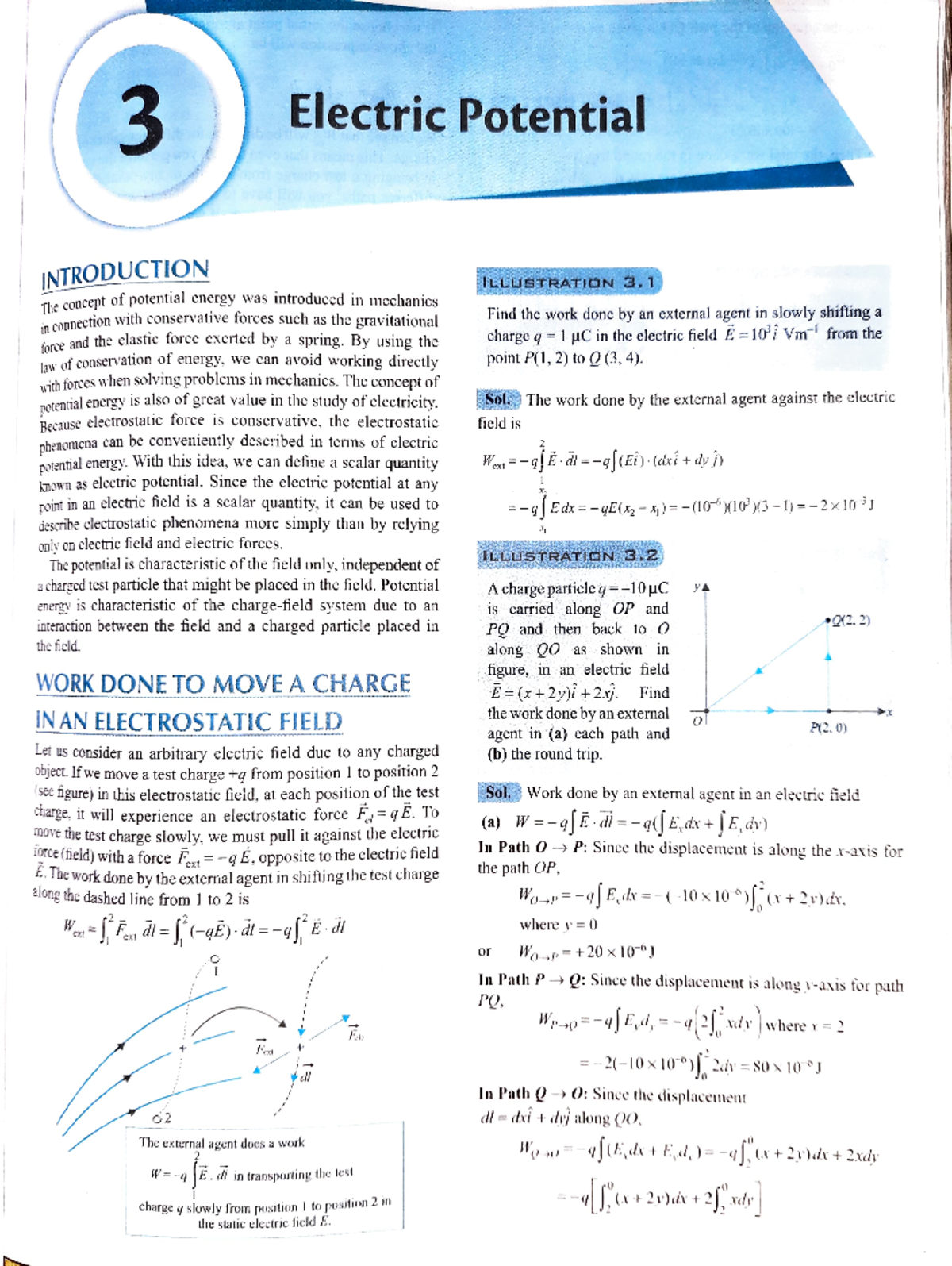 Electric Potential Cengage - 3 Electric Potential INTRODUCTION ...