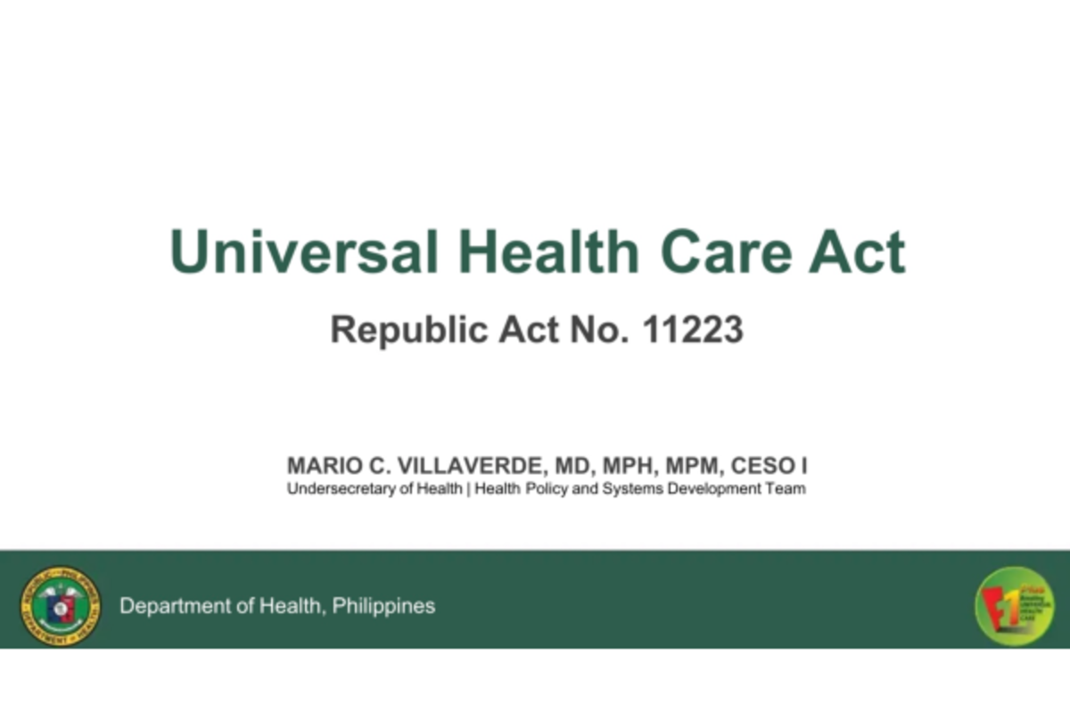UHC-from-scribd - Universal Health Care act of the Philippines ...