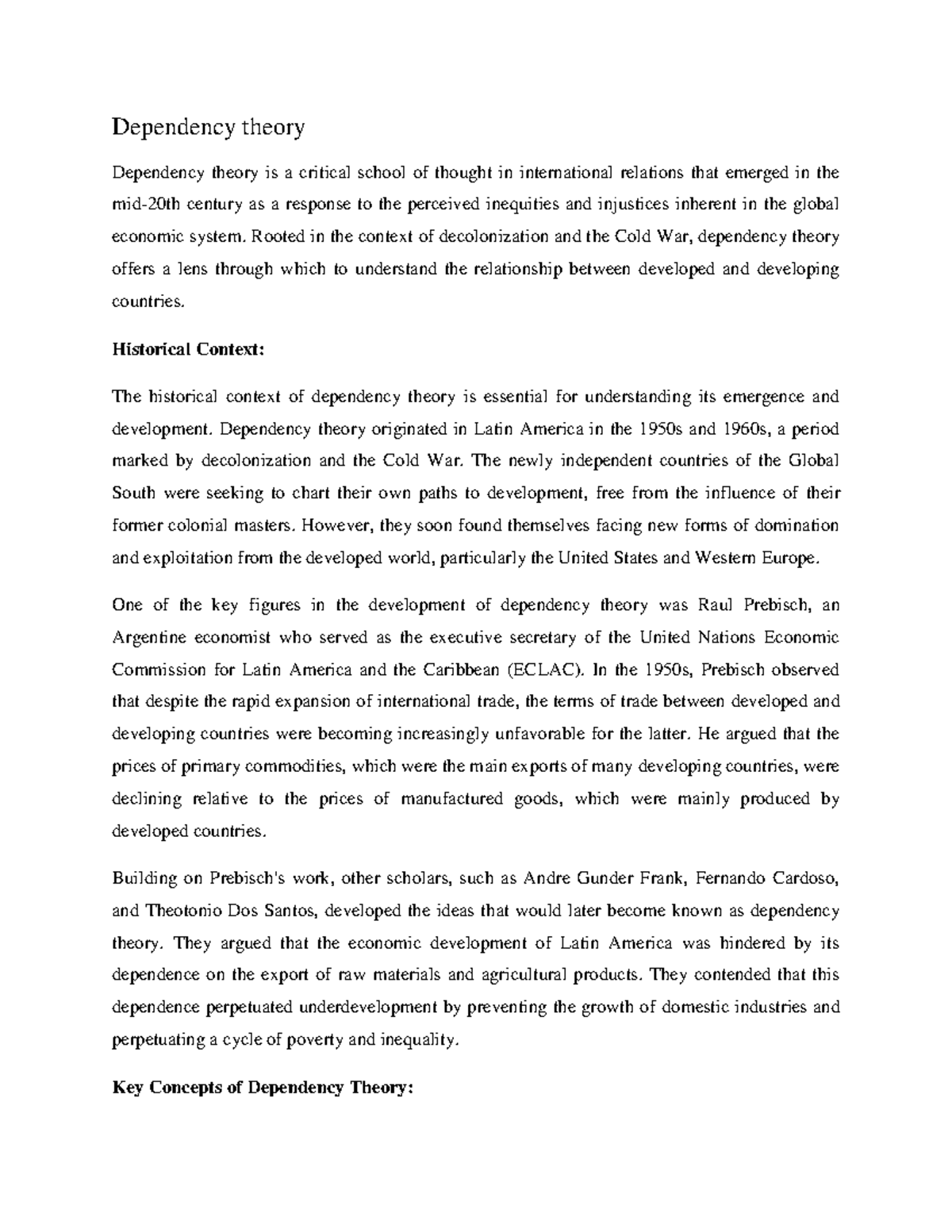 Dependency theory in INP - Dependency theory Dependency theory is a ...