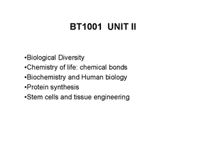 Unit1 bio - Biology unit 1 material - Studocu