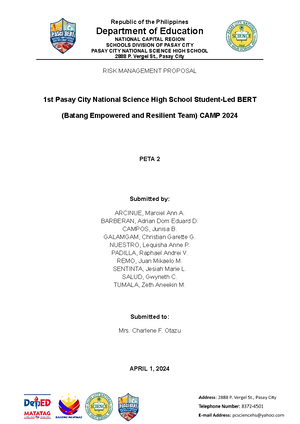 MATH 9 Q3 M4 - Special Parallelograms 9 Mathematics Quarter 3 Self ...