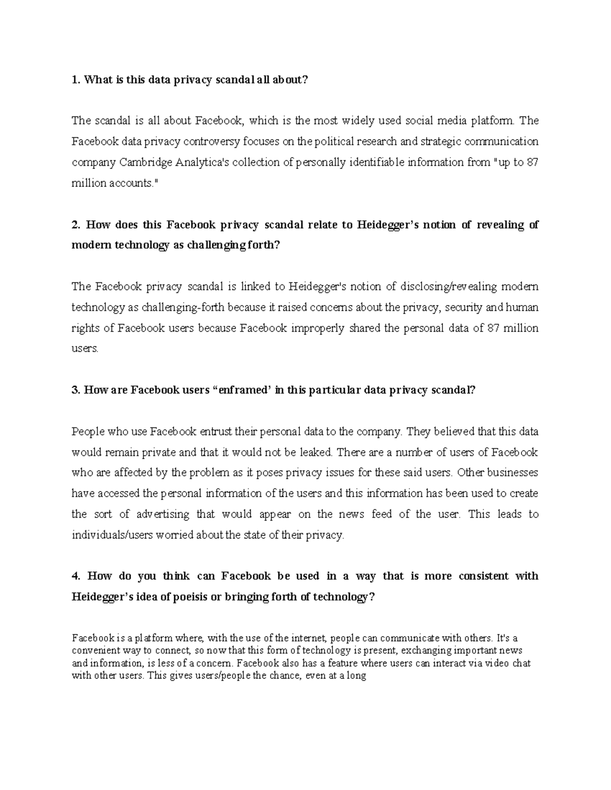 financial management - 1. What is this data privacy scandal all about ...