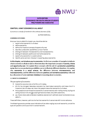 BMAN111 - NWU - Introduction To Business Management / Inleiding - Studocu