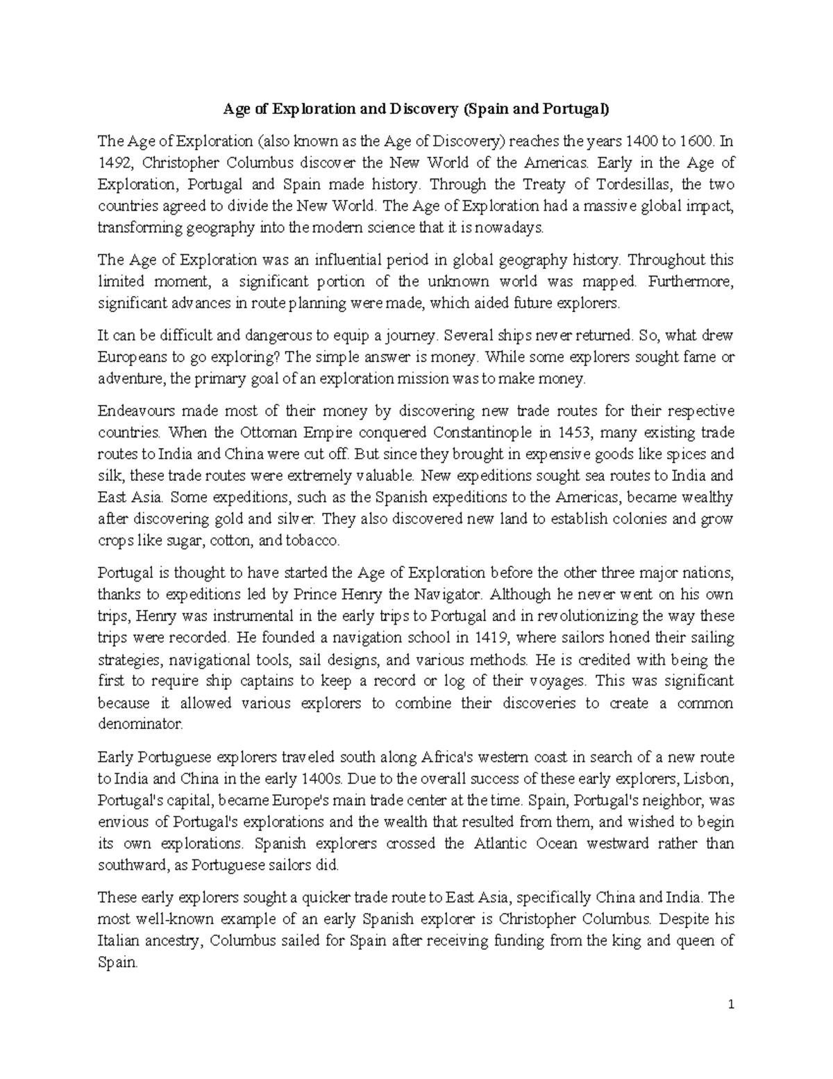 Scribd - sdfasdas - Age of Exploration and Discovery (Spain and ...